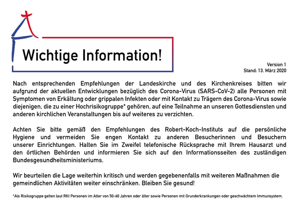 Bild-Info-Corona-Virus-1 - Ev. Kirchengemeinde Dortmund-Wickede
